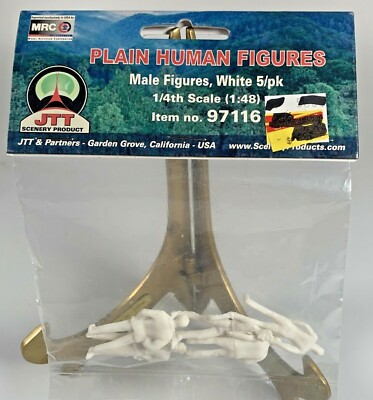 JTT SCENERY 97116 MALE FIGURES 1/4" =1' 0 1:48 5 PER PACK JTT97116 NEW ...