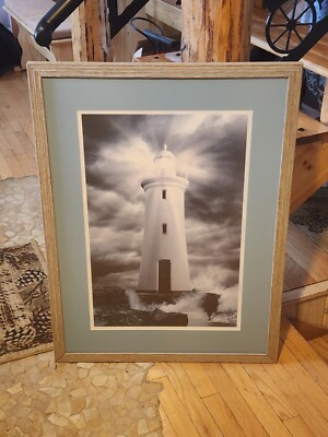 Lighthouse Poster Art Custom Framed | eBay