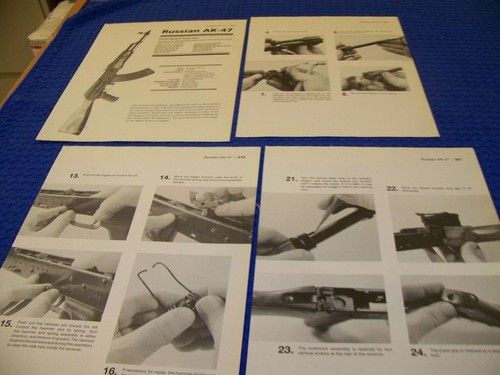 RUSSIAN AK-47 SERIES (7.62 X 39) ..DISASSEMBLY/STRIP & DETAILS (76JJ ...