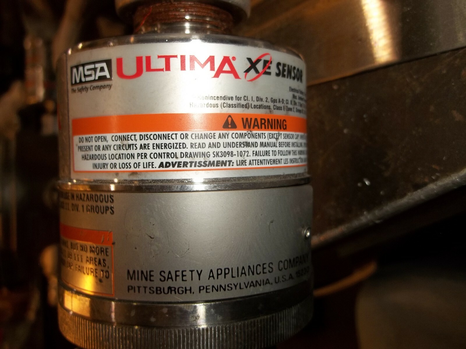 MSA A-ULTIMAX-XP-E-12-U-1-S-0-0-0-1-0-1-1-0 ULTIMA XE GAS MONITOR (718 ...