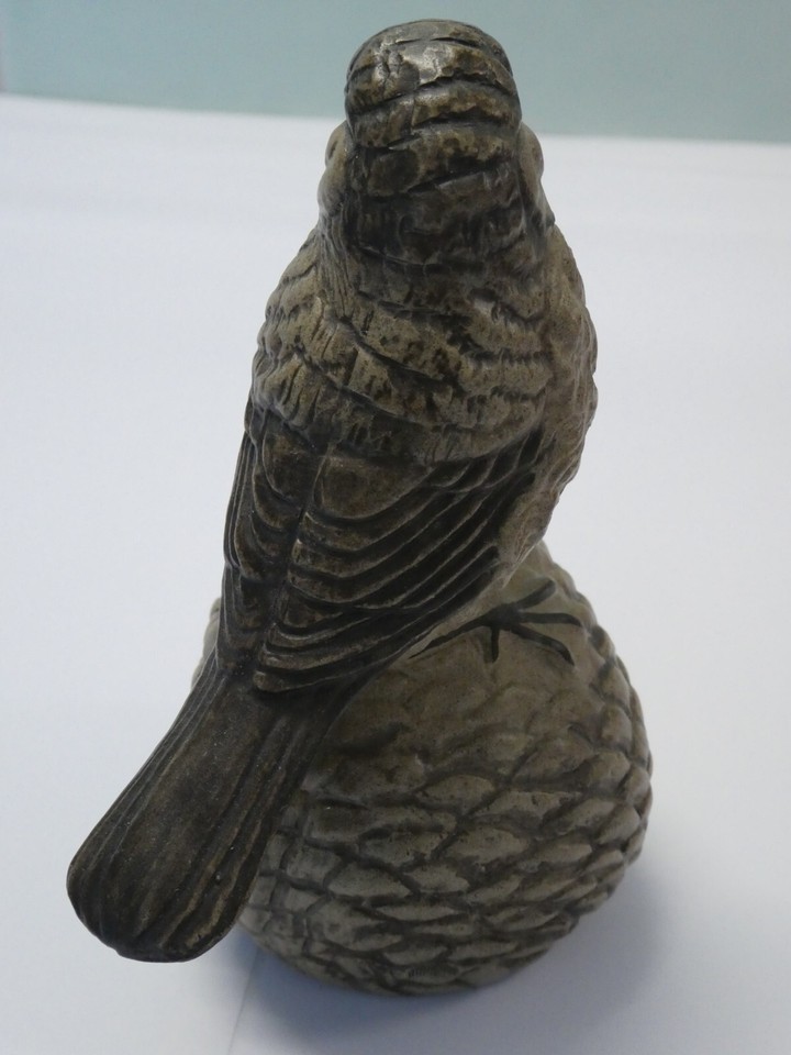 POOLE POTTERY Stoneware Bird on Pine Cone Barbara Linley Adams | eBay UK