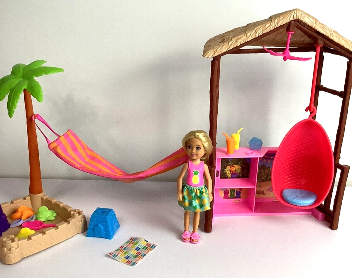 Barbie Chelsea Doll Tiki Hut Playset With 6-Inch Blonde, 51% OFF