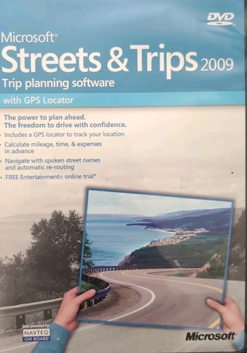 Microsoft Street & Trips: Trip Planning Software (PC DVD-ROM, 2009 ...