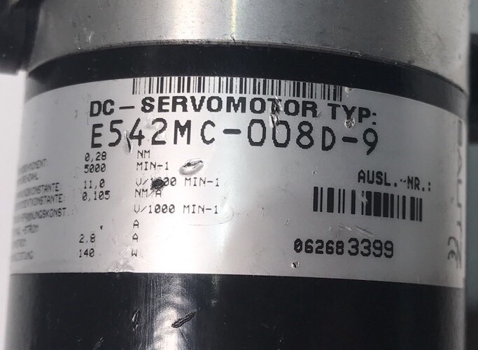 BAUTZ DC-Servomotor E542MC-008D-9 | eBay