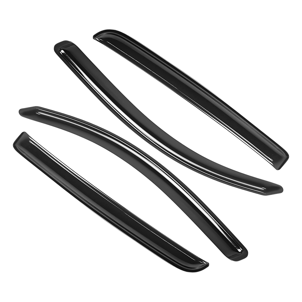 For 2016-2023 Toyota Tacoma Crew Cab In-Channel Smoke Window Visor Rain ...