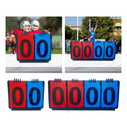 Table Score Flippers Multi Sports Scoreboard for Games Soccer Baseball ...