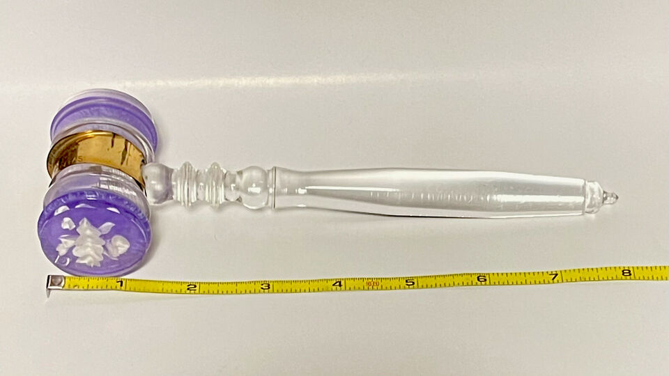 Lucite Gavel - Royal Order of Caritas Dated 2/21/1966 Masonic? | eBay