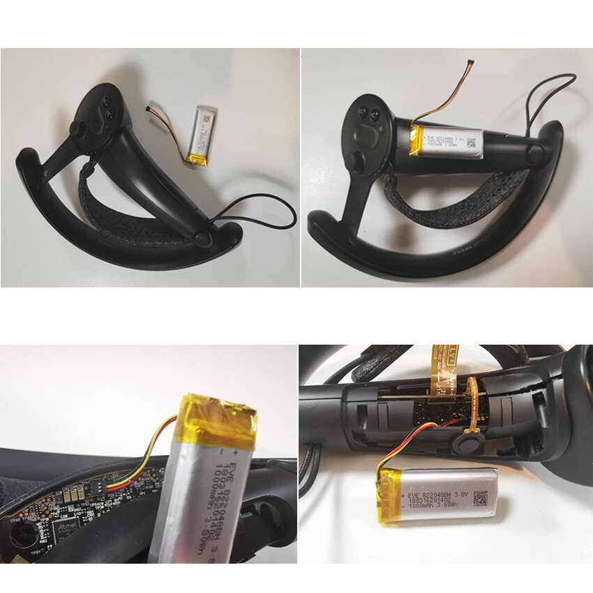 3.8V 1000mAh 3.8Wh Li Lipo Battery 822048 MX1.2 3Pin For Valve Index ...