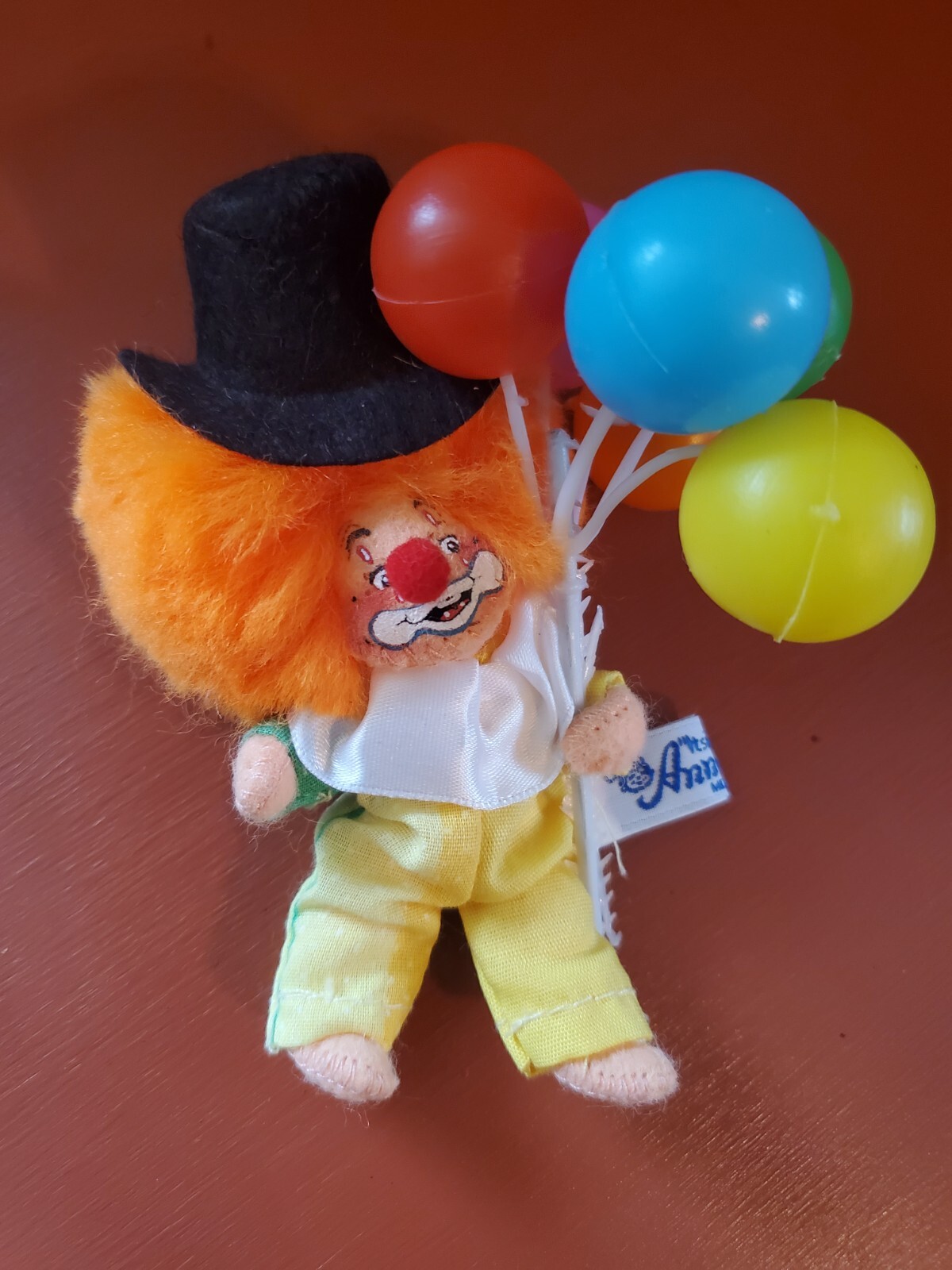 EUC 3" Scotty the Big Top Clown Annalee Doll, 1998, Balloons, Circus ...