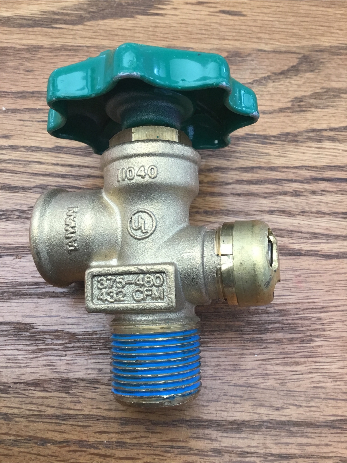 100LB Propane Vapor Tank Service Valve Coupler BBQ POL 100 LB Grill ...