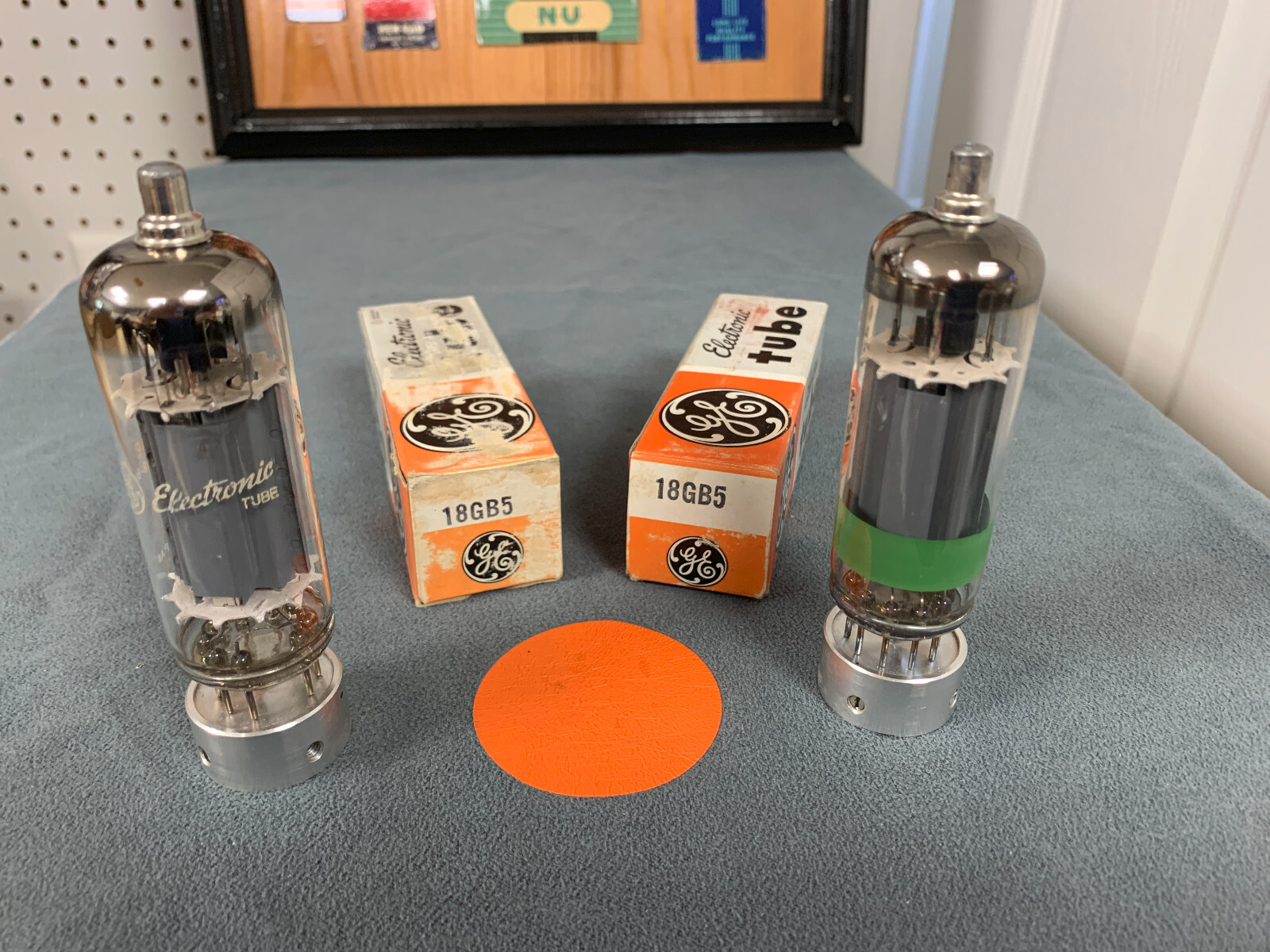 Pair of GE 18GB5 Beam Power Tubes - Sencore TC162 Tested - 30 Day ...