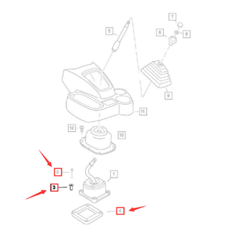 NV4500 NV5600 Shifter Tower Spacer Kit Dodge GM 5/6 Speed Trans w/4 ...