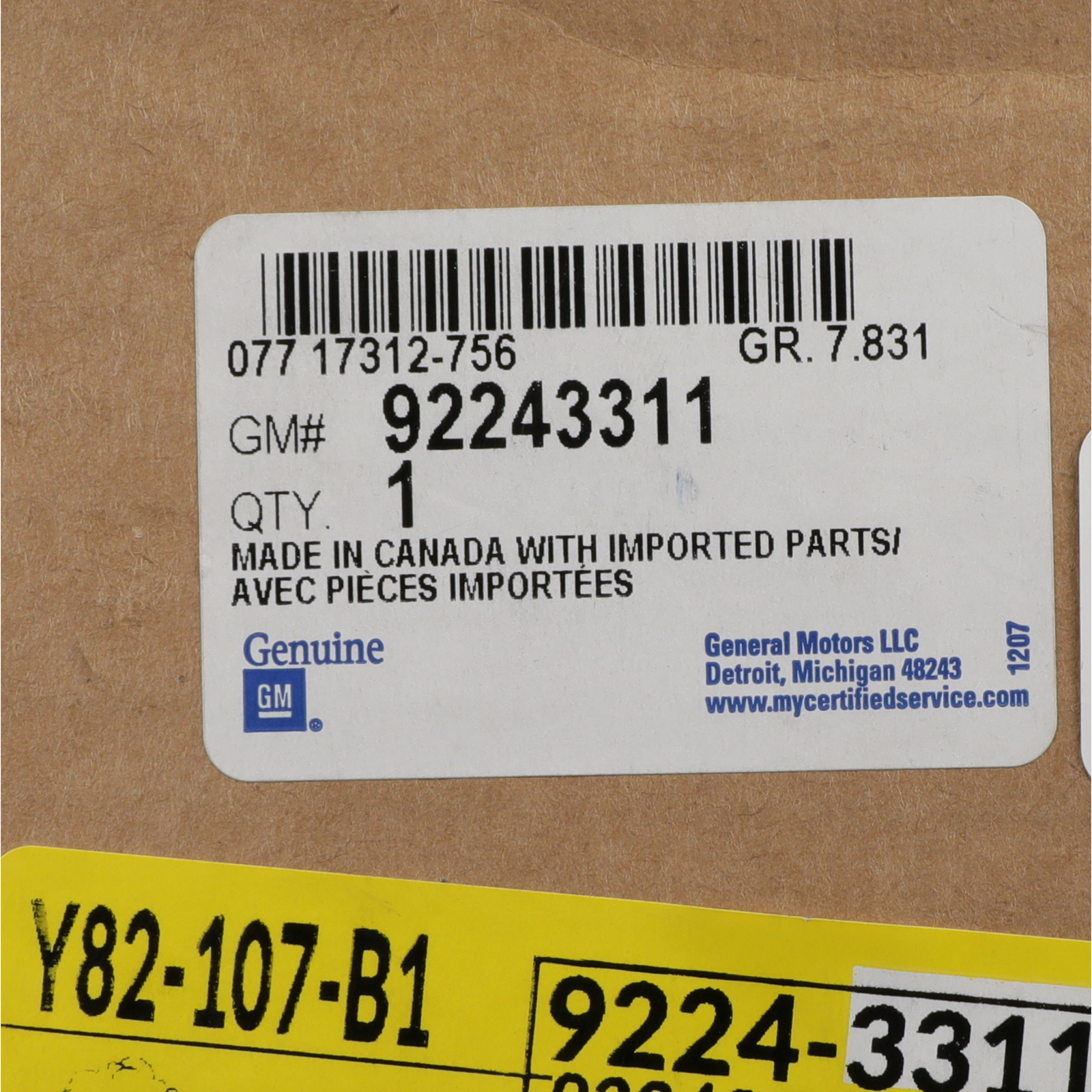 OEM NEW Front Bumper Driver Side Outer Bracket 10-15 Chevrolet Camaro ...