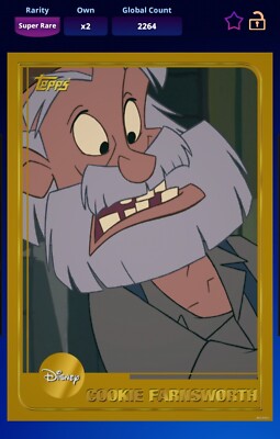 Topps Disney Collect Digital 2021 Classic Series 6 Gold COOKIE ...