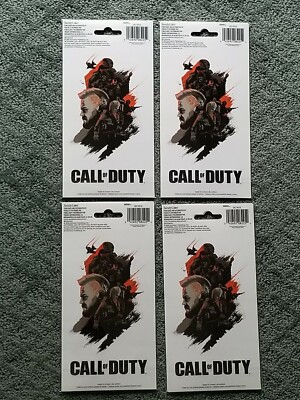 4) CALL OF DUTY DECALS ( NEW ) | eBay