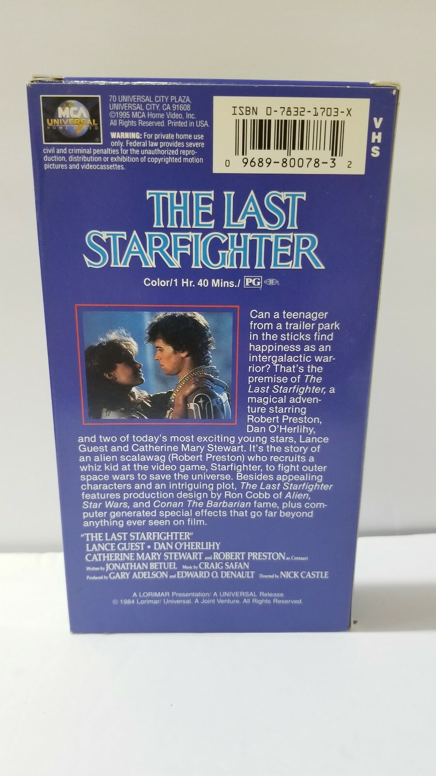 The Last Starfighter VHS (1984) Robert Preston Dan O'Herlihy Lance ...