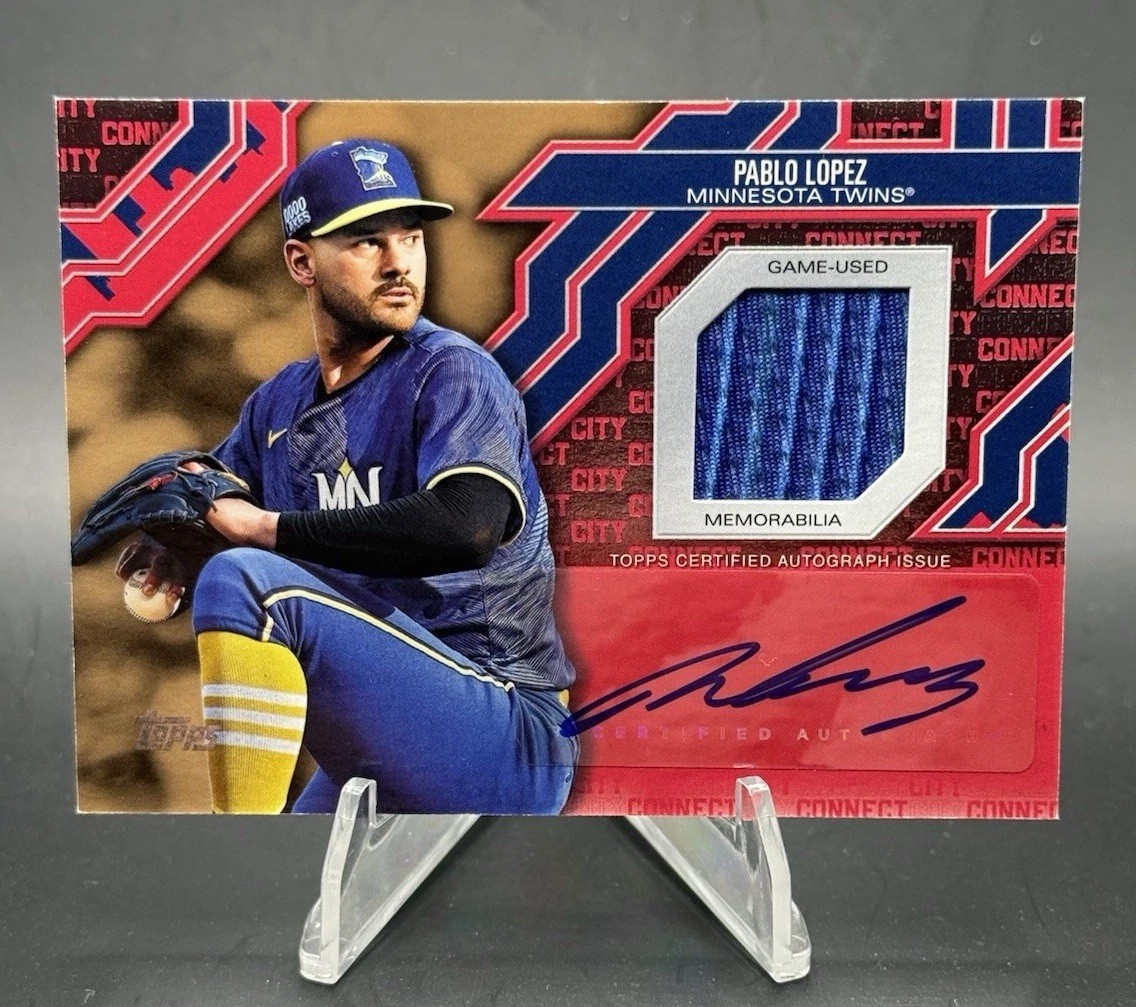 Pablo Lopez 2025 Topps #CC2-PL City Connect Swatch Relics (Series 2 ...