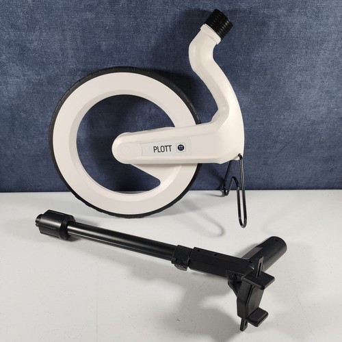 Plott Carta 12.5" Digital Measuring & Mapping w/ Wheel White New Open Box | eBay