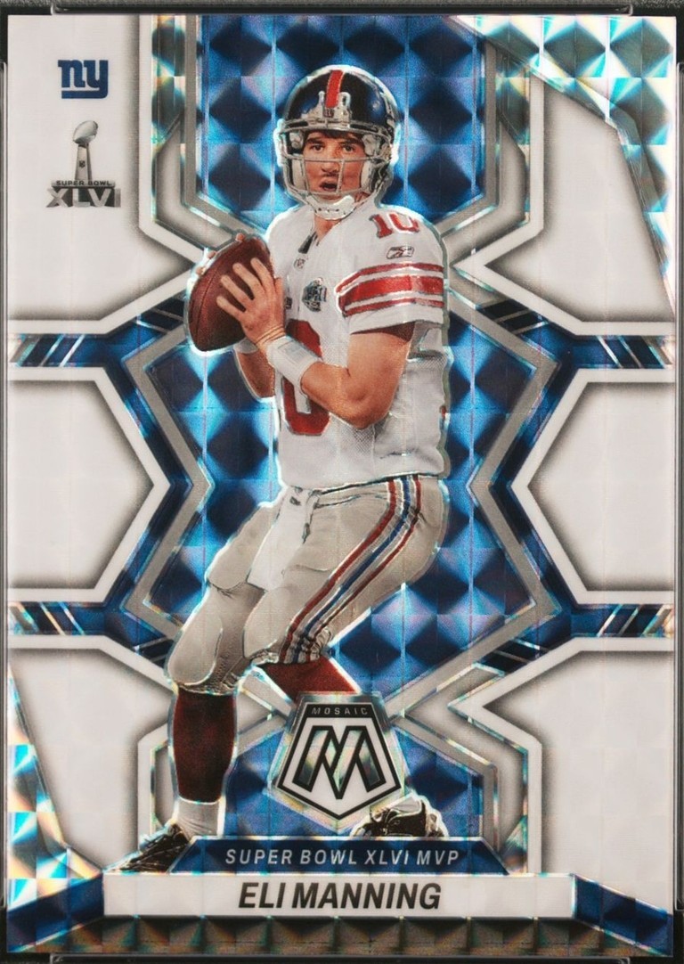 2022 Panini Mosaic - Eli Manning #150 White Mosaic Prizm /25 for sale ...