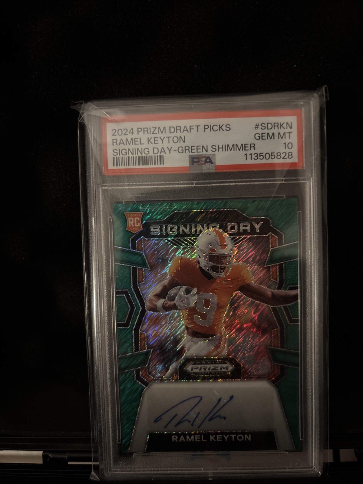 Ramel Keyton 2024 Prizm Draft Picks #SD-RKN Signing Day Autographs ...