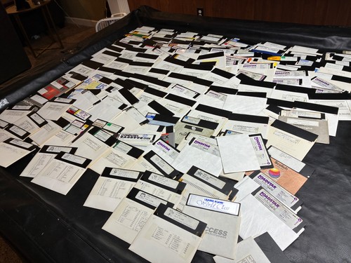 Commodore 64 128 Giant Floppy Disk lot - games productivity utilities ...