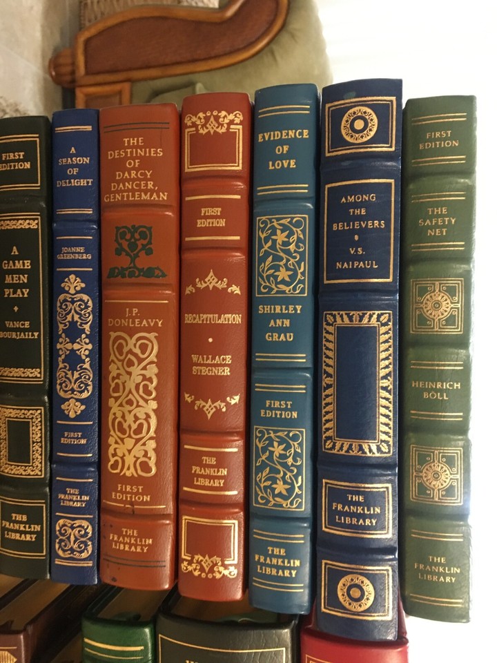 SELECT ONE Franklin Library First Edition Society LEATHER GOLD GILT ...