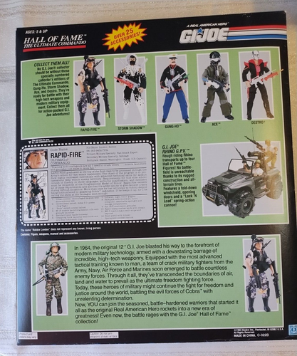 1993 GI JOE RAPID FIRE ~ 12" FIGURE ~ LIMITED EDITION ~ NEW IN BOX | eBay