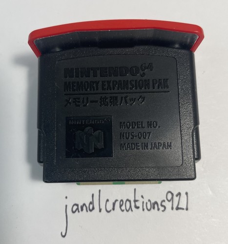 Nintendo 64 Expansion Pak Authentic Official N64 Memory Pack Original ...