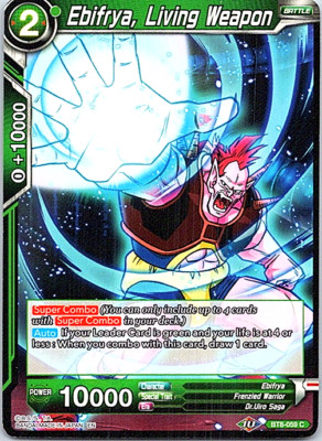 Ebifrya, Living Weapon BT8-059 C Dragon Ball Super TCG Light Play | eBay