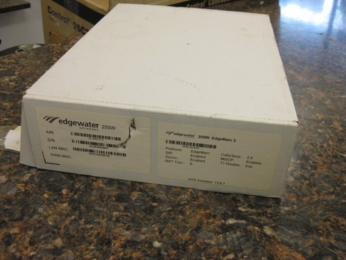 NEW in box Edgewater Networks EdgeMarc 250W - EdgeMarc 2 120-250W-01-A ...
