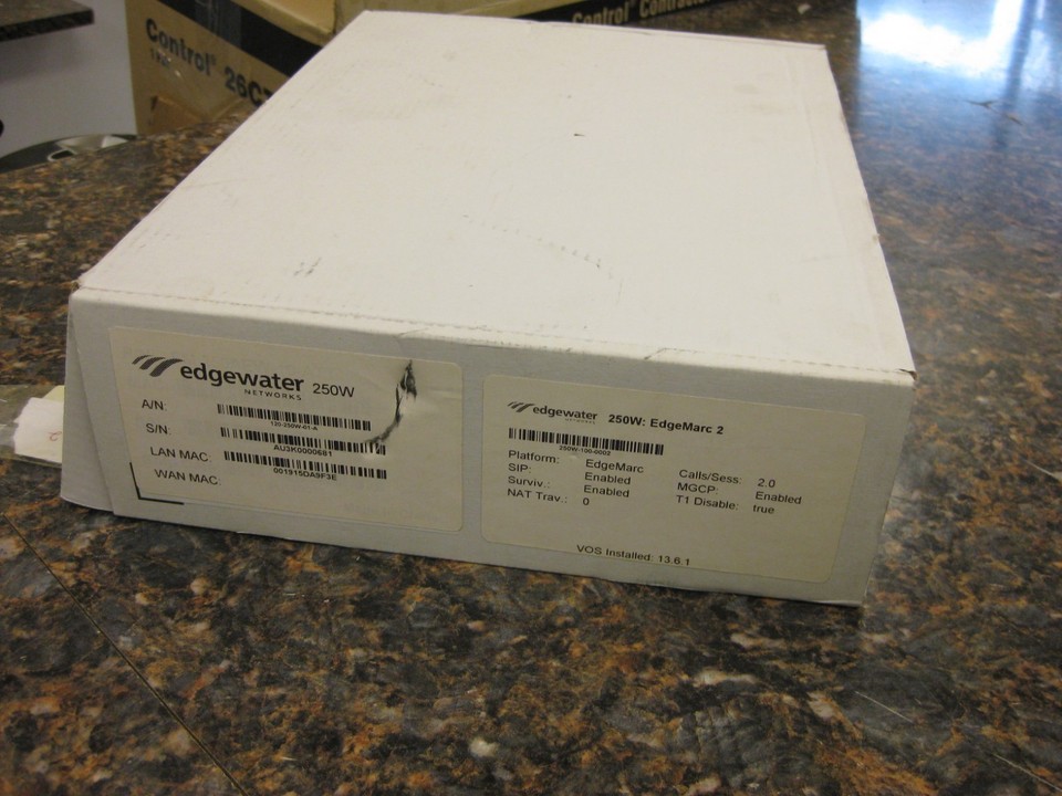 NEW in box Edgewater Networks EdgeMarc 250W - EdgeMarc 2 120-250W-01-A | eBay