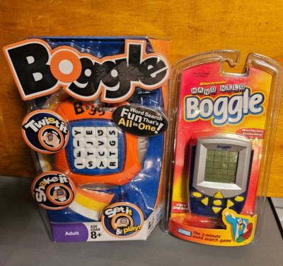 NEW LOT (2) BOGGLE Games HANDHELD Electronic FAMILY Hasbro TWIST SHAKE ...
