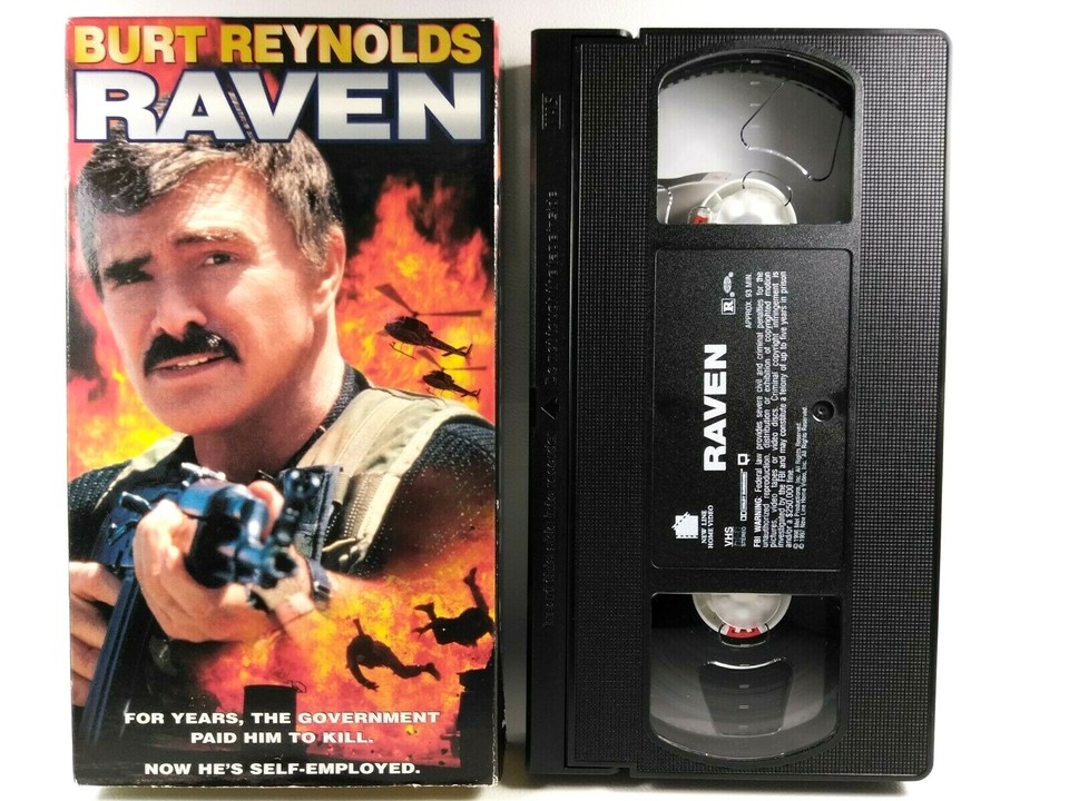 Raven (VHS, 1997) Burt Reynolds, Krista Allen, Matt Battaglia, Richard ...