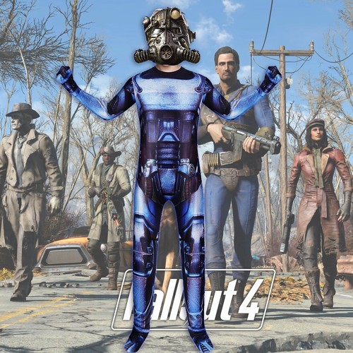 Kids Boys Fallout 4 Cosplay Costume Halloween Role Playing Jumpsuit ...