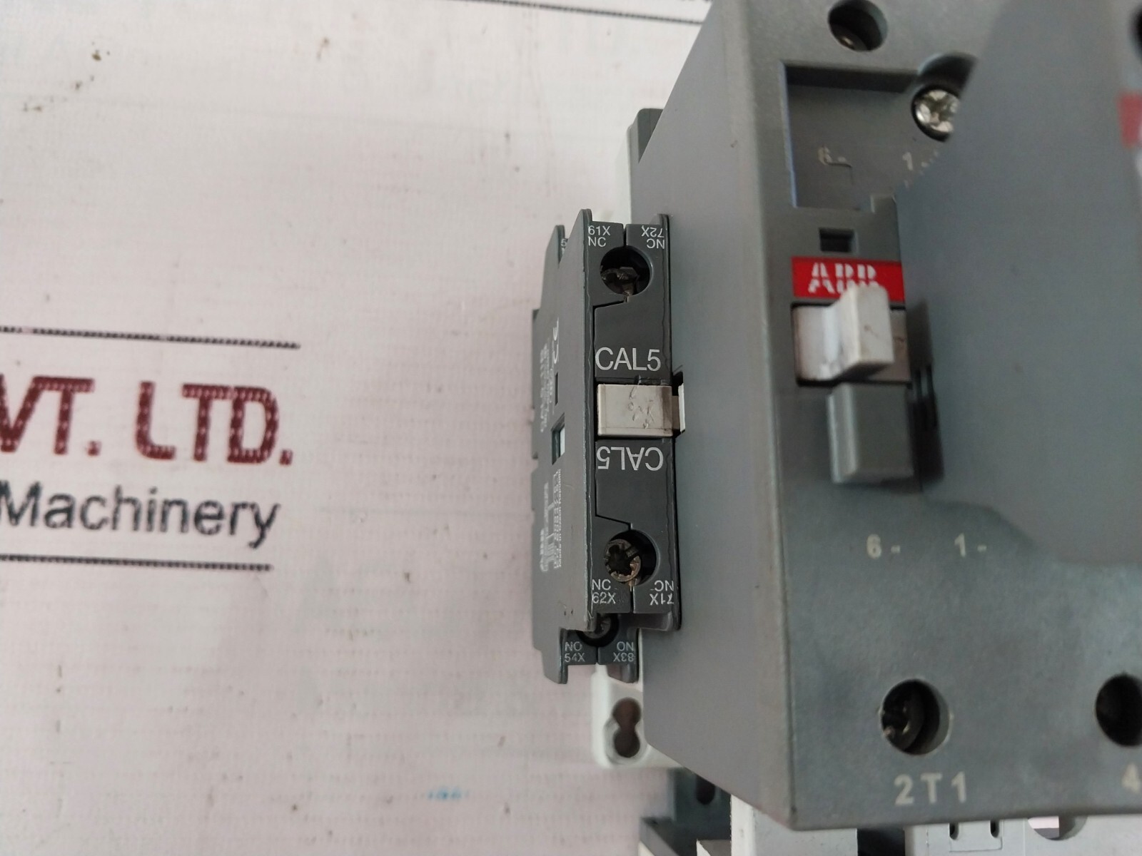ABB TA75 DU Thermal Overload Relay + A 75 Contactor + CAL5-11B Contact ...
