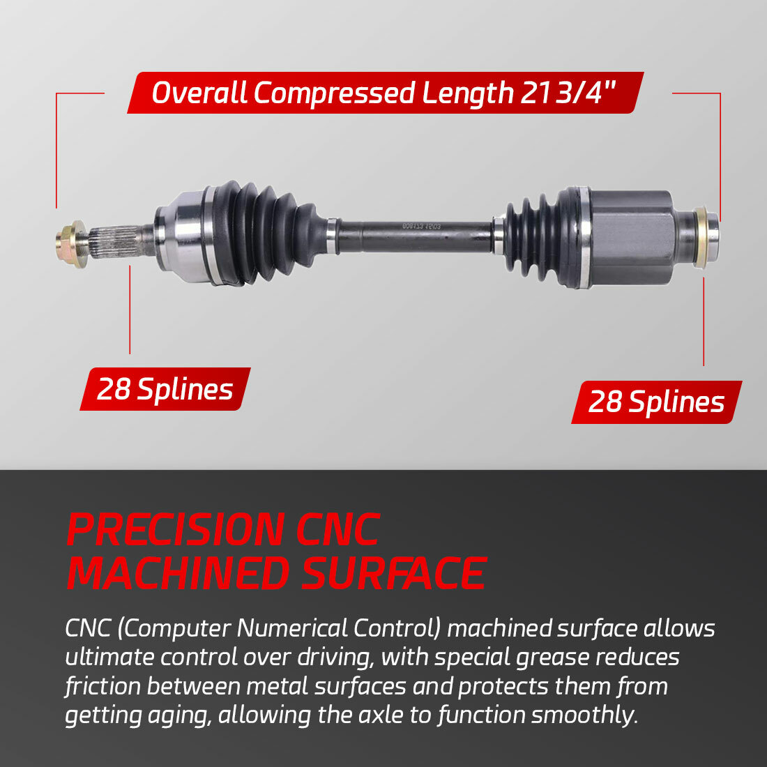 Front Right CV Axle Shaft for 2006-2010 Mazda5 2005-2013 Mazda3 ...