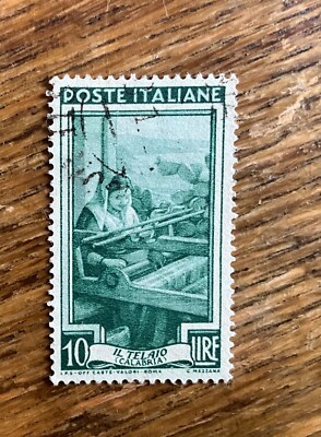 Rare Italian stamp Lire 10 L'Italia che Lavora Il | eBay UK