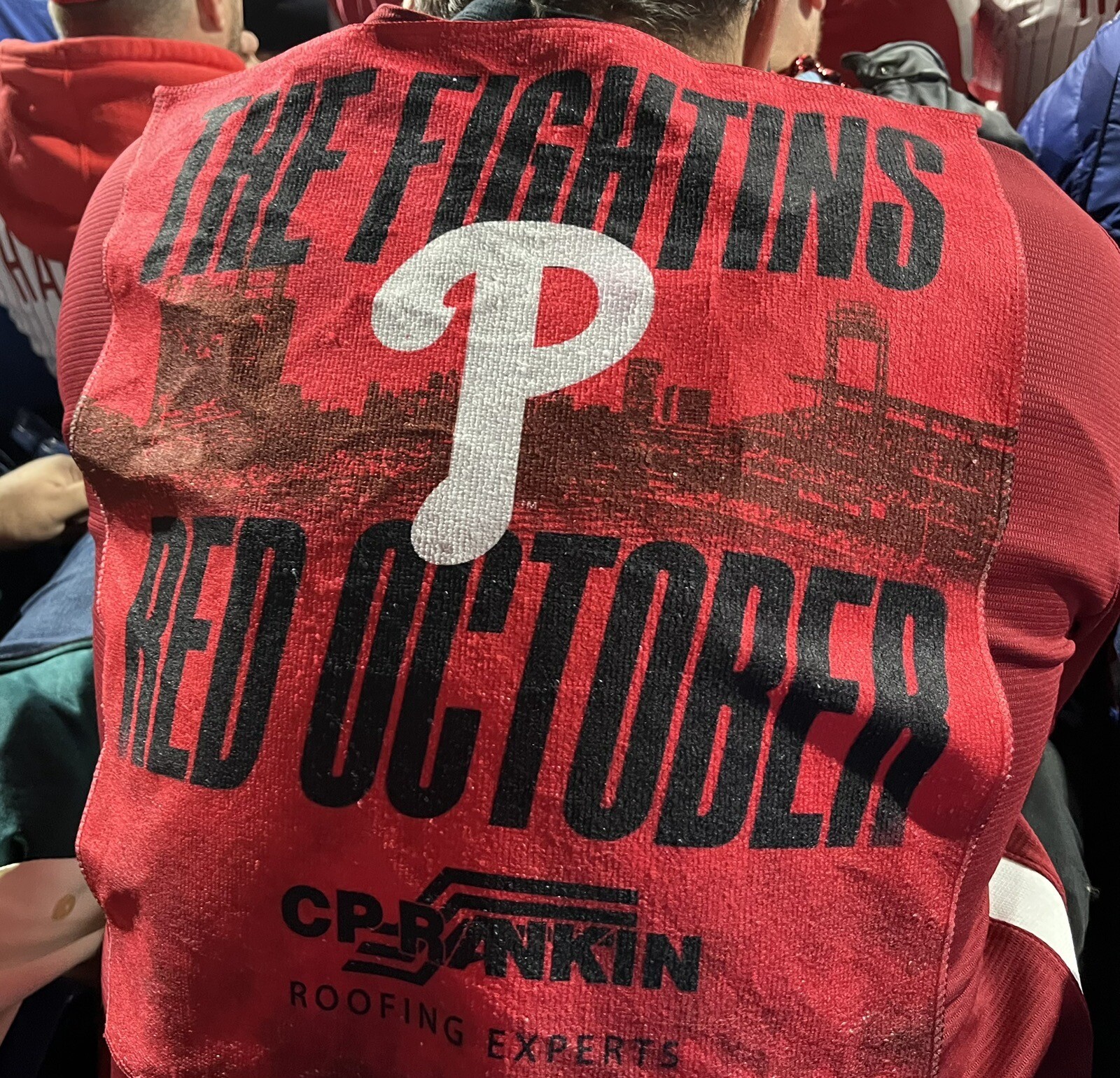 Philadelphia Phillies MLB Rally Towel Red October Fightin Phils 2023 ...