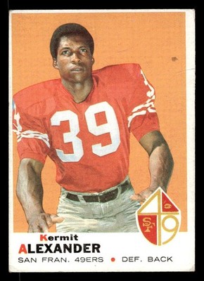 1969 TOPPS KERMIT ALEXANDER 179 FAIR FOOTBALL SAN FRANCISCO 49ERS | eBay