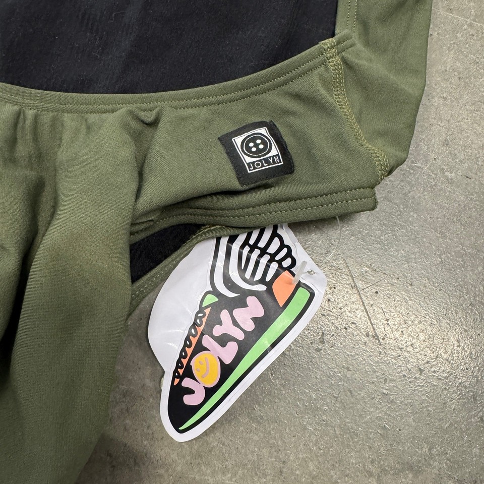 Jolyn Brandon 2 Olive Green One Piece Athletic Swimsuit Criss Cross ...