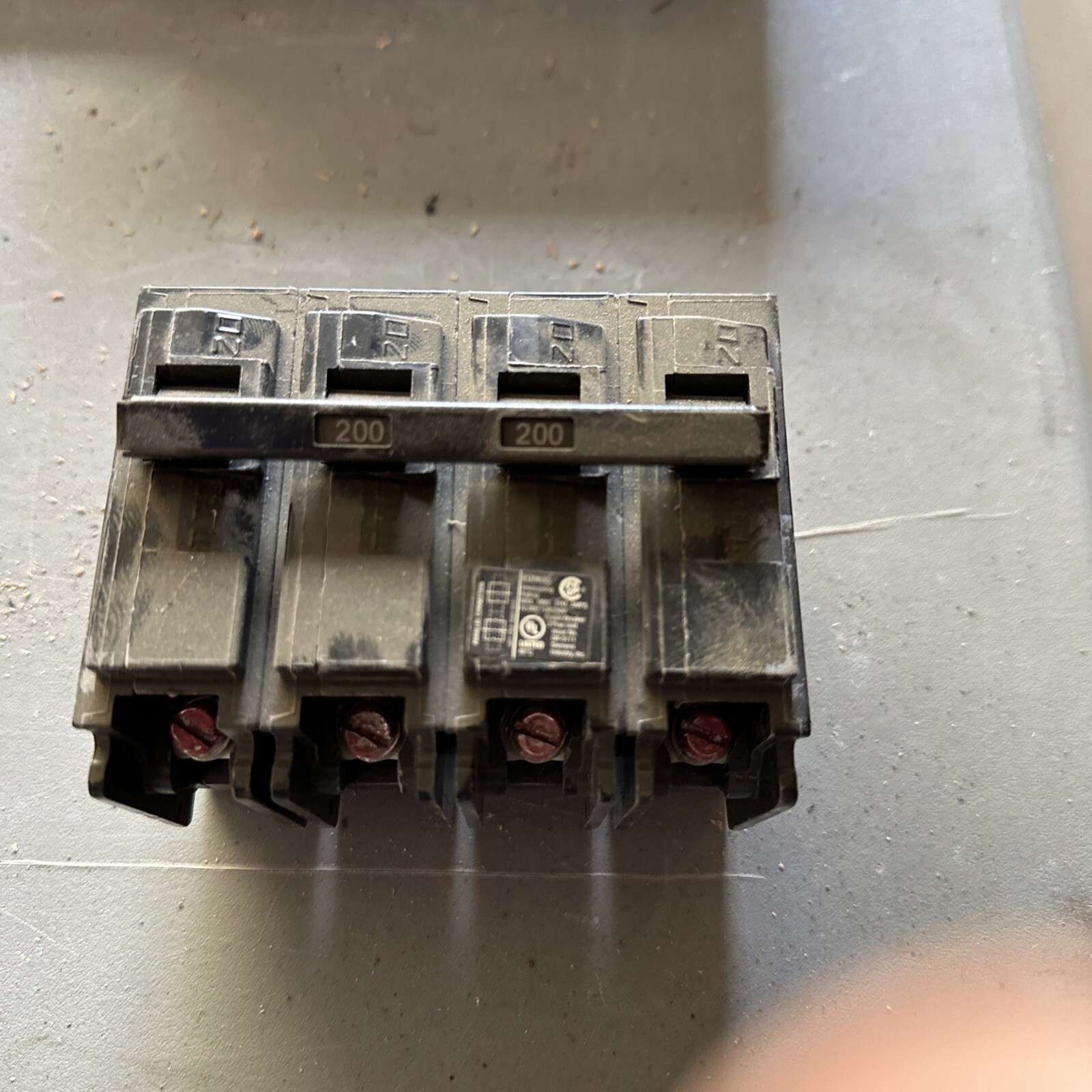 SIEMENS EQ9685 4 Pole 200 AMP Type EQ EQ-P Main Circuit Breaker | eBay