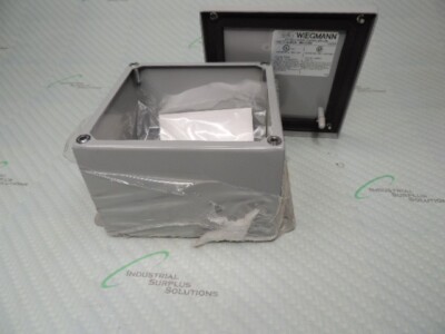 WIEGMANN B060604SC JUNCTION & PULL BOX ENCLOSURE 6X6X4 NEMA 12,13 | eBay