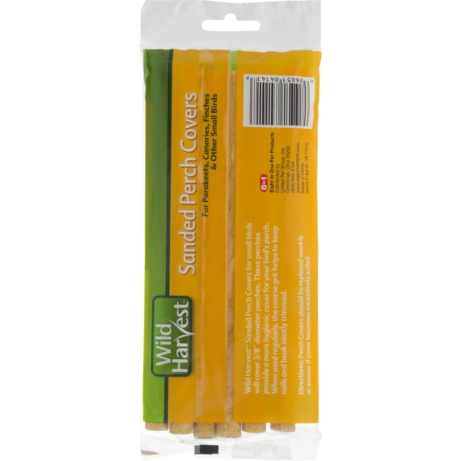 Wild Harvest Sanded Perch Covers for Parakeets Canaries Finches & Small ...