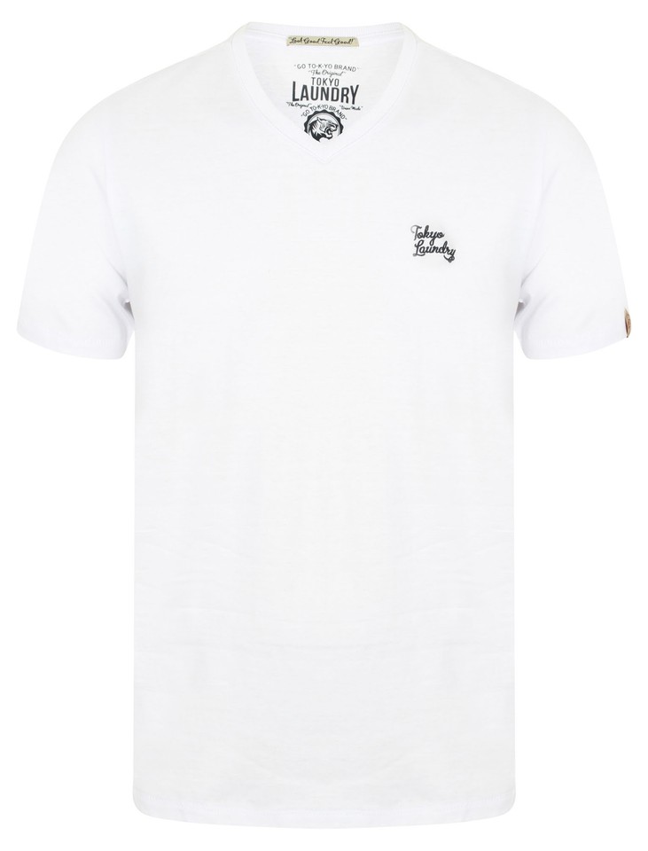 Tokyo Laundry Men's T-Shirt 3 Pack Cotton Short Sleeve Top Plain Gym ...