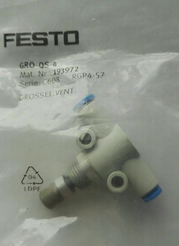 1PC New FESTO GRO-QS-4 193972 Throttle Valve Free Shipping | eBay