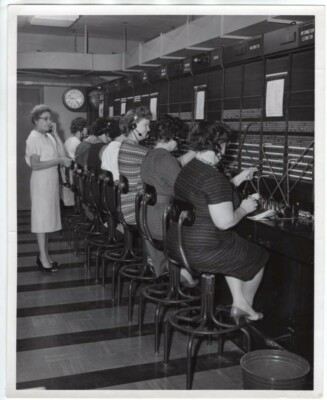 1940s US Army Civilian Hello Girls Phone Operators Switchboard Original ...