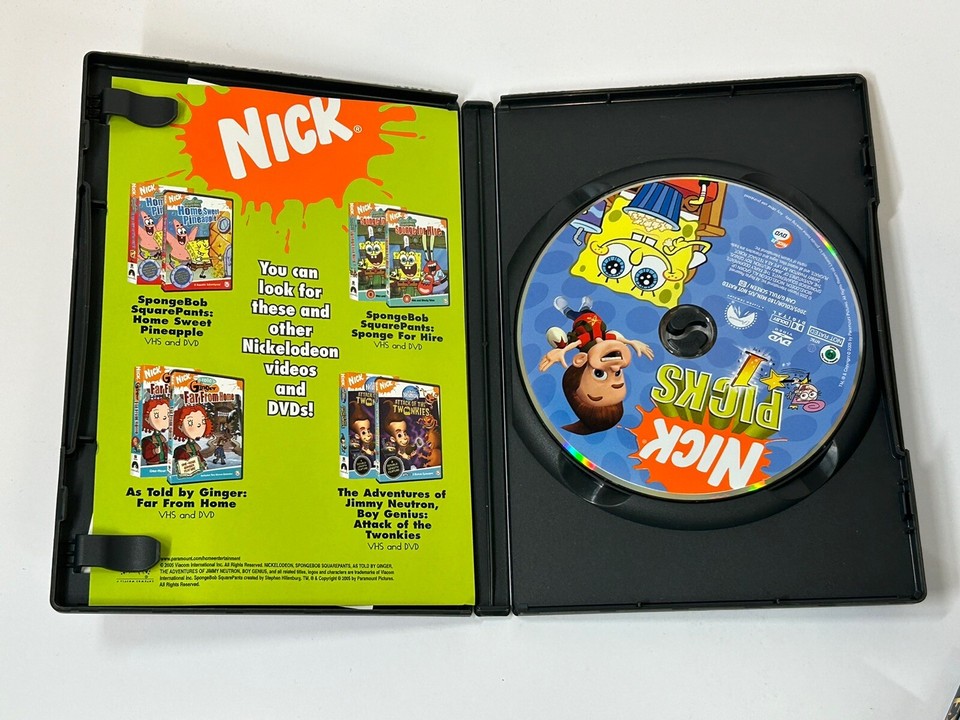 Nick Picks, Vol. 1 DVD Nickelodeon Sponge Bob, Teenage Robot, Danny ...