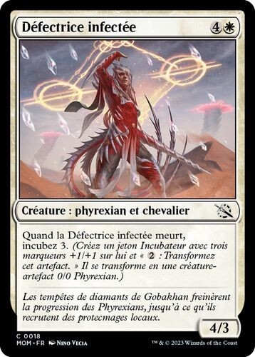 Défectrice infectée x4 / Invasion des Machines FR - Magic the Gathering ...