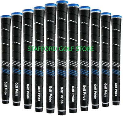 New Golf Pride CP2 Wrap Grips Black/Blue Standard Midsize Jumbo ...