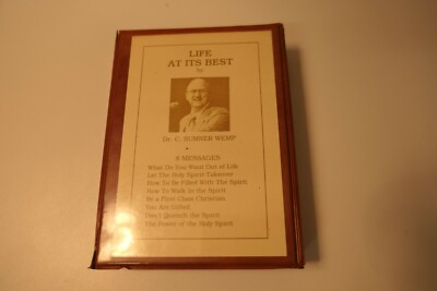 Life at its Best by Dr. C. Sumner Wemp Audio Book on Cassettes | eBay